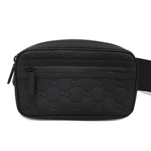 Gucci | Bags | Gucci Body Bag Gg Rubber Effect Belt Current Waist Pouch ...